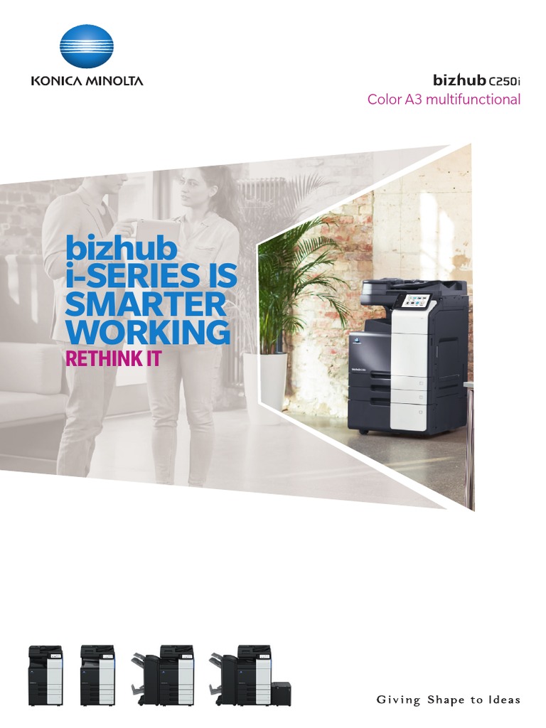 Bizhub C250i Specifications | PDF | Fax | Image Scanner