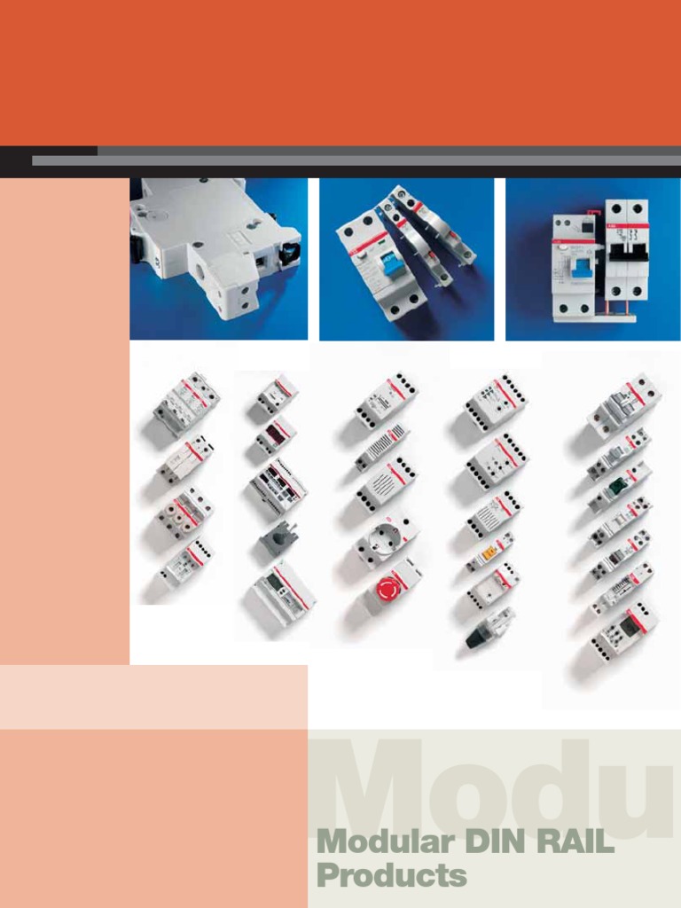 01 - Capitolo - 1modular DIN RAIL Products | PDF | Switch | Components
