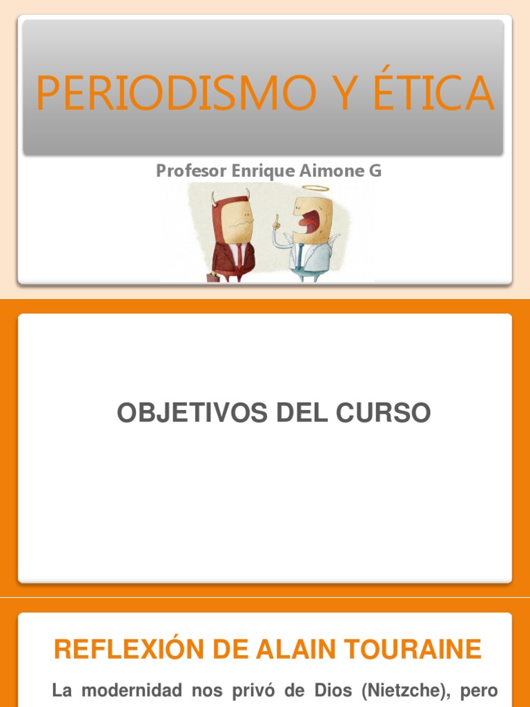 Etica Periodistica 2019. 2 | PDF | Libertad de expresión | Libertad