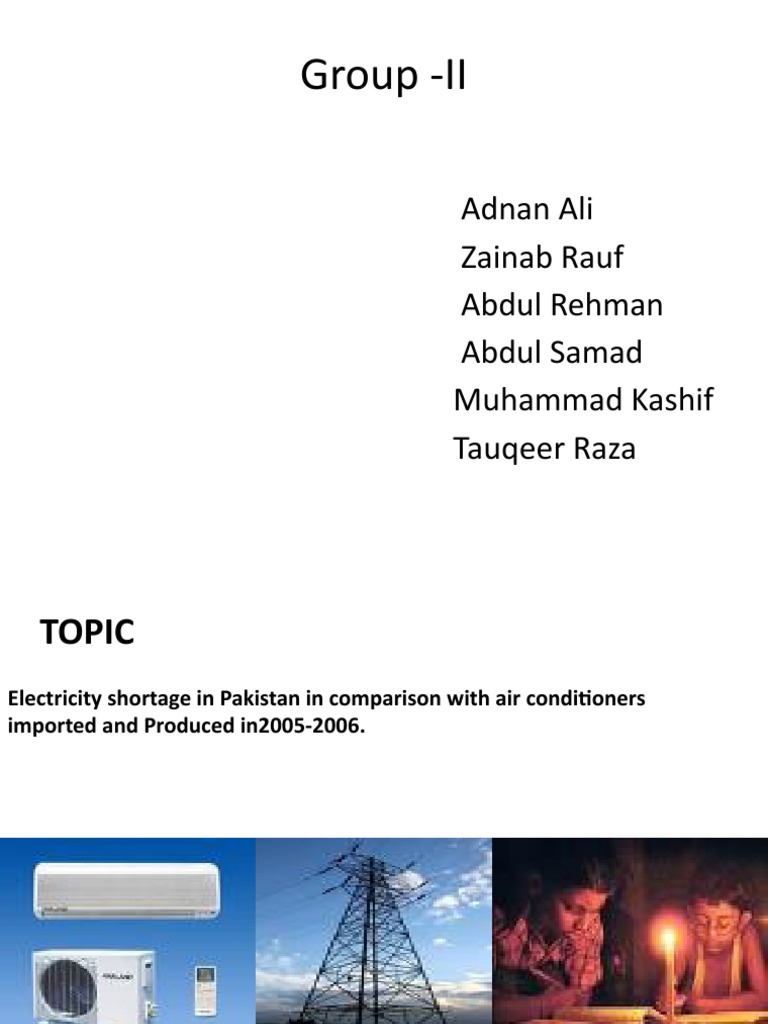 Group - II: Adnan Ali Zainab Rauf Abdul Rehman Abdul Samad Muhammad ...
