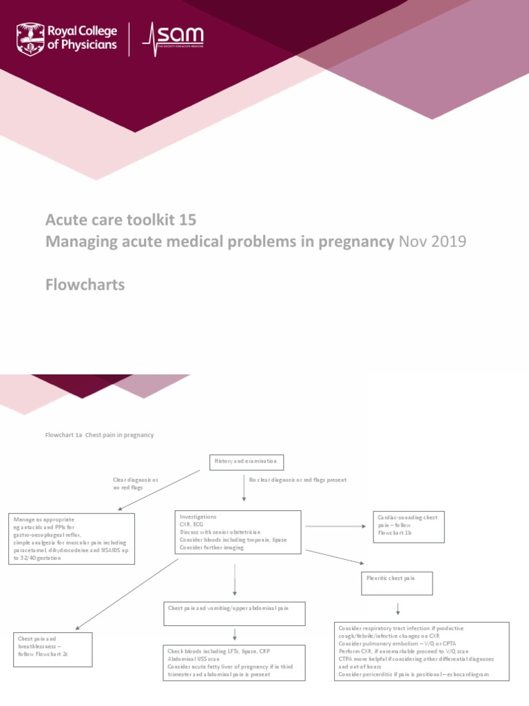 Acute Care Toolkit 15 Flowcharts Nov19 0 | PDF | Headache | Heart
