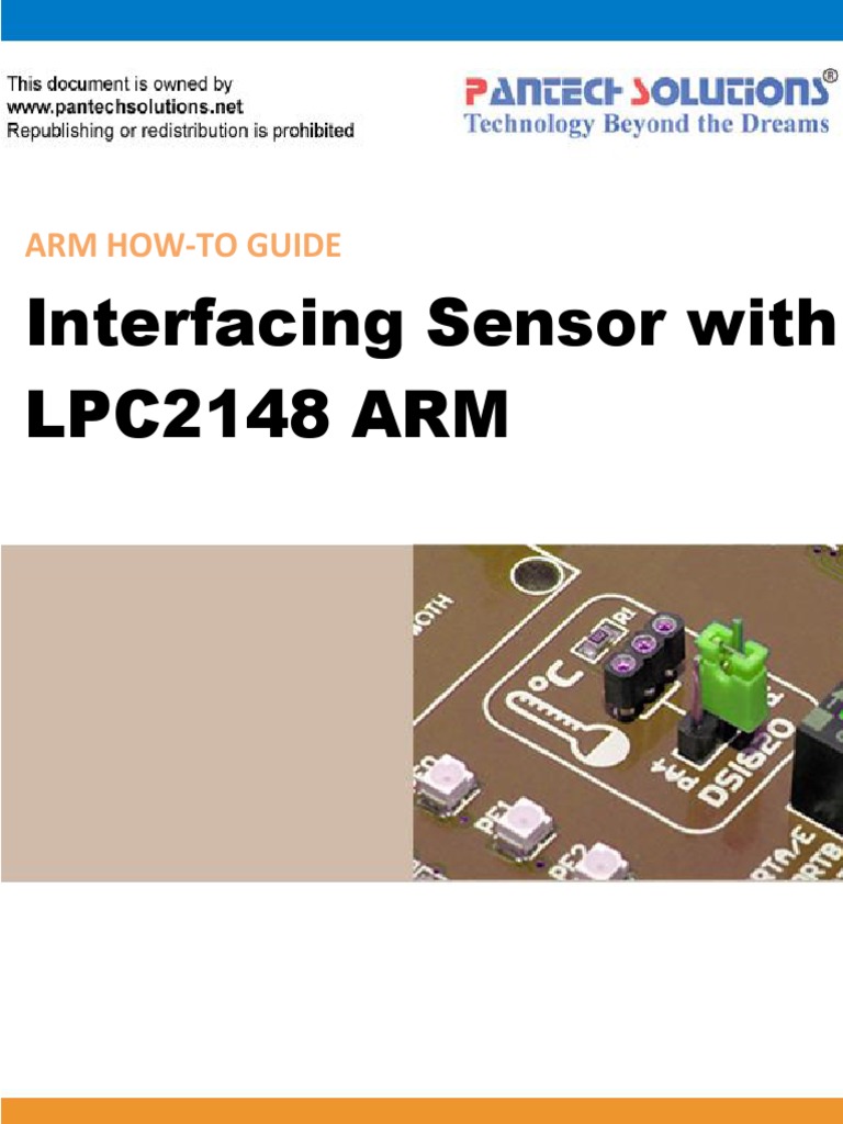 Temp Sensor LM35 Interfacing With ARM7 Tyro | PDF | Microcontroller | Computer Engineering