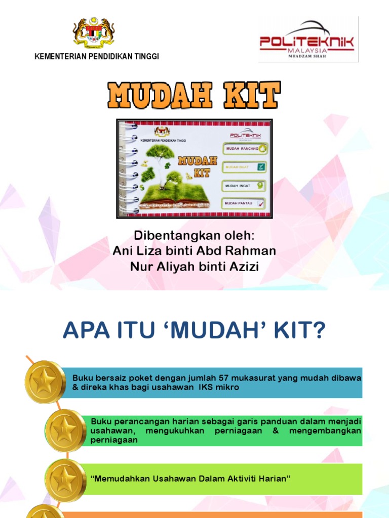 PEMBENTANGAN POSTER INOVASI MUDAH KIT iCompEX2016 | PDF