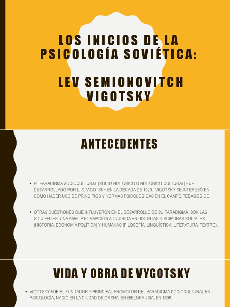 Los Inicios de La Psicología Soviética | PDF | Sicología | Conceptos ...