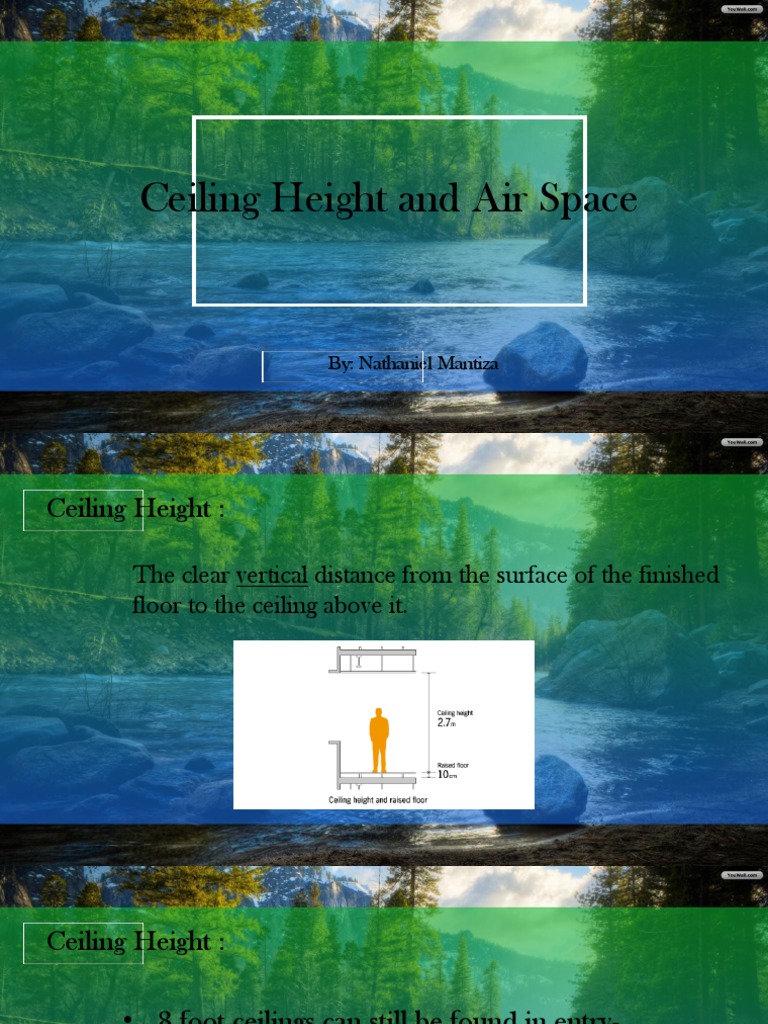 Ceiling Height and Air Space | PDF | Ceiling | Building Insulation