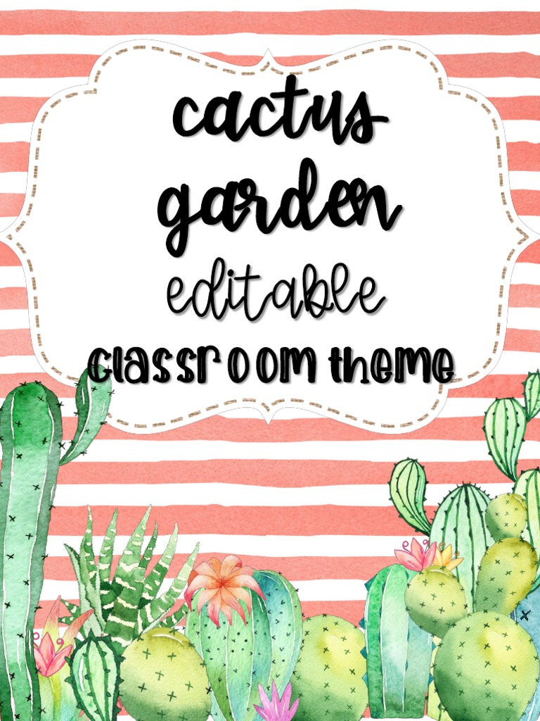 Cactus Printables (START HERE) PDF | PDF | Teachers | Curriculum