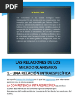 Interacciones Microbianas | PDF | Biología | Microbiología