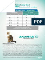 Cat Sedation and Anesthesia Dosing Chart | PDF | Drugs | Drugs Acting ...