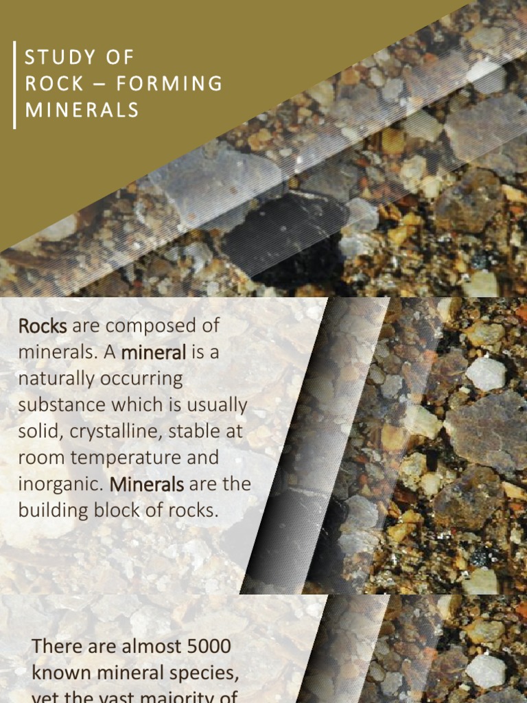 An In-Depth Study of Common Rock-Forming Minerals: Their Properties ...