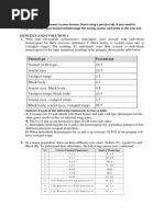Genetic Final Exam | PDF | Dominance (Genetics) | Genetics