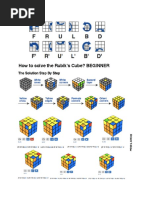 How To Solve A 4x4 Rubik's Cube (Complete Guide) | PDF | Teaching ...