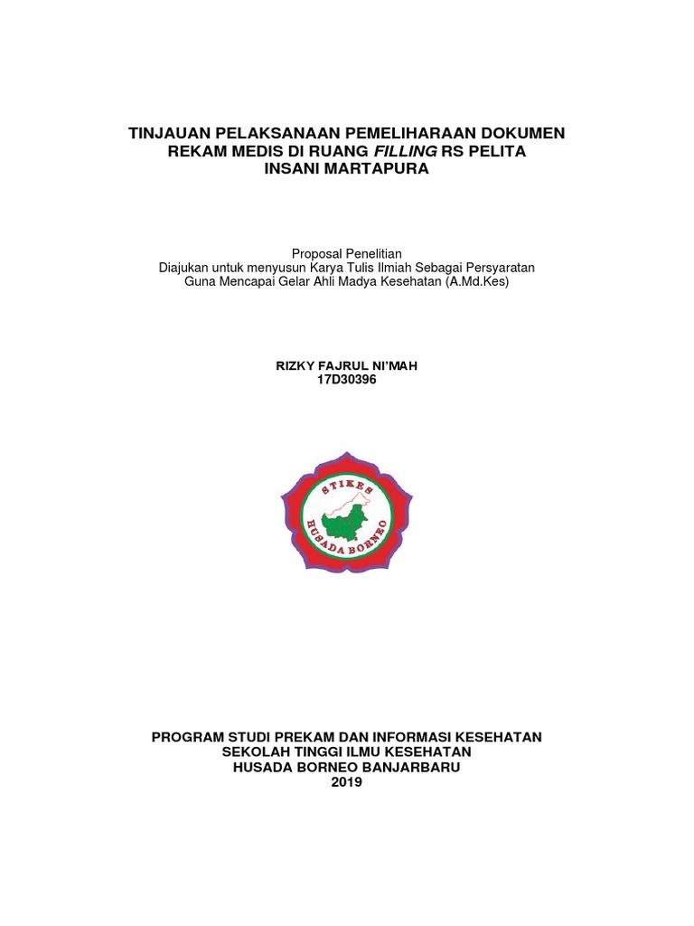 Proposal Rizky Fazrul | PDF