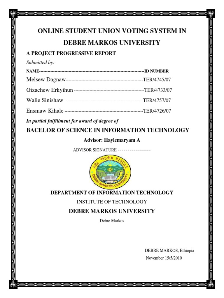 Online Student Union Voting System | PDF | Use Case | World Wide Web