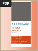 AC Generator | PDF | Electric Generator | Electrical Components