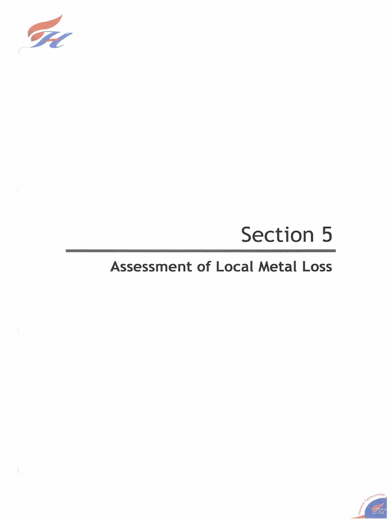 Assessment of Local Metal Loss | PDF