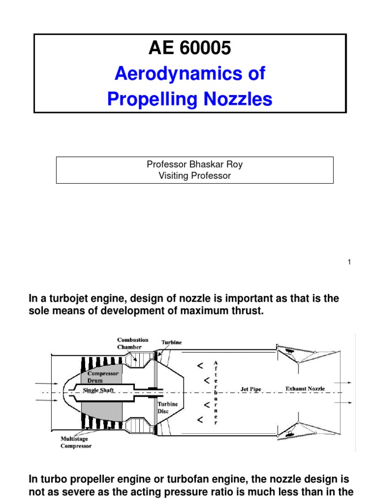 Aircraft Propulsion - Nozzles | PDF | Jet Engine | Gas Turbine