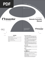 LG Inverter V Remote Manual | PDF | Air Conditioning | Water Purification