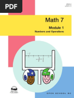 Nelson Math 7 CHAPTER 1 PDF | PDF | Multiplication | Exponentiation