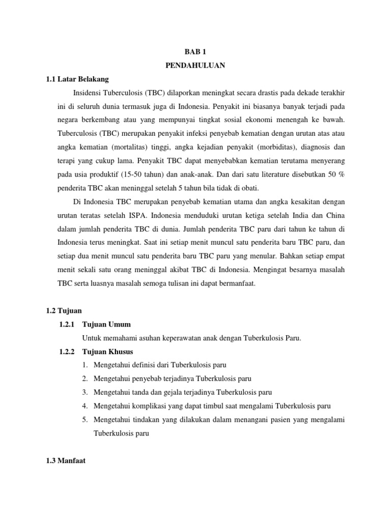 LP TB Paru Pada Anak | PDF