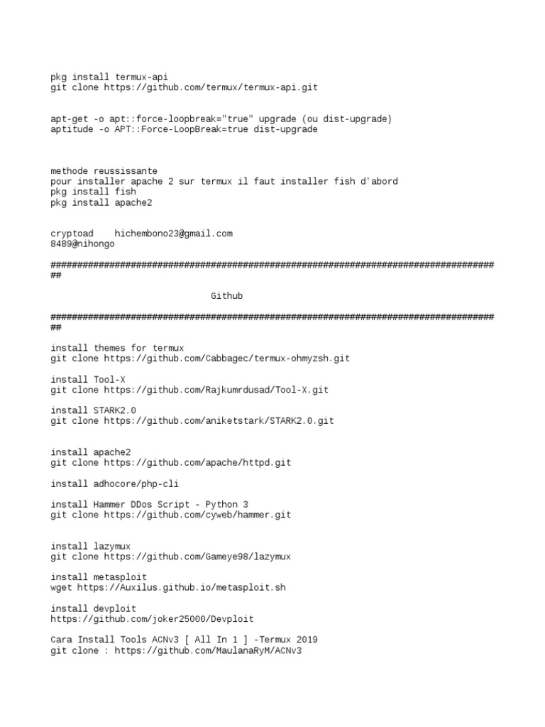 Packages Install | PDF | Unix Variants | Unix Software
