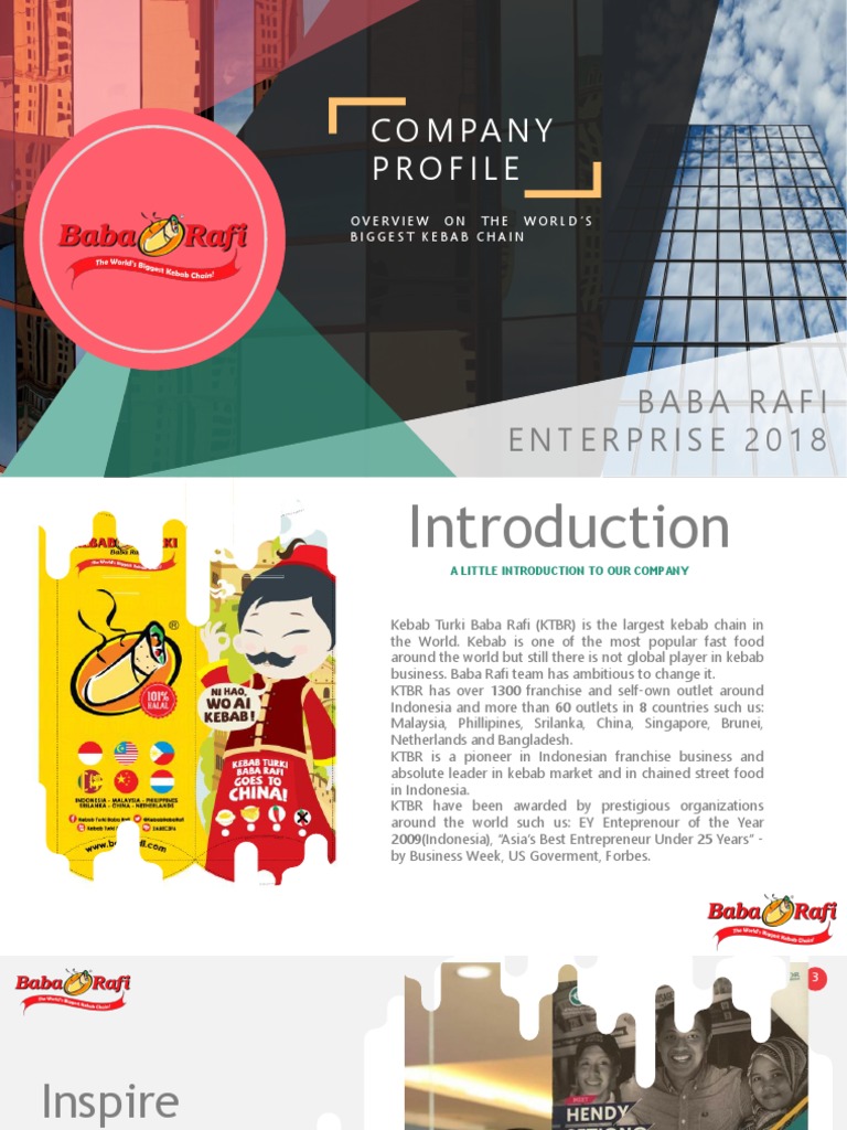 Baba Rafi Company Profile | PDF | Brand | Social Media