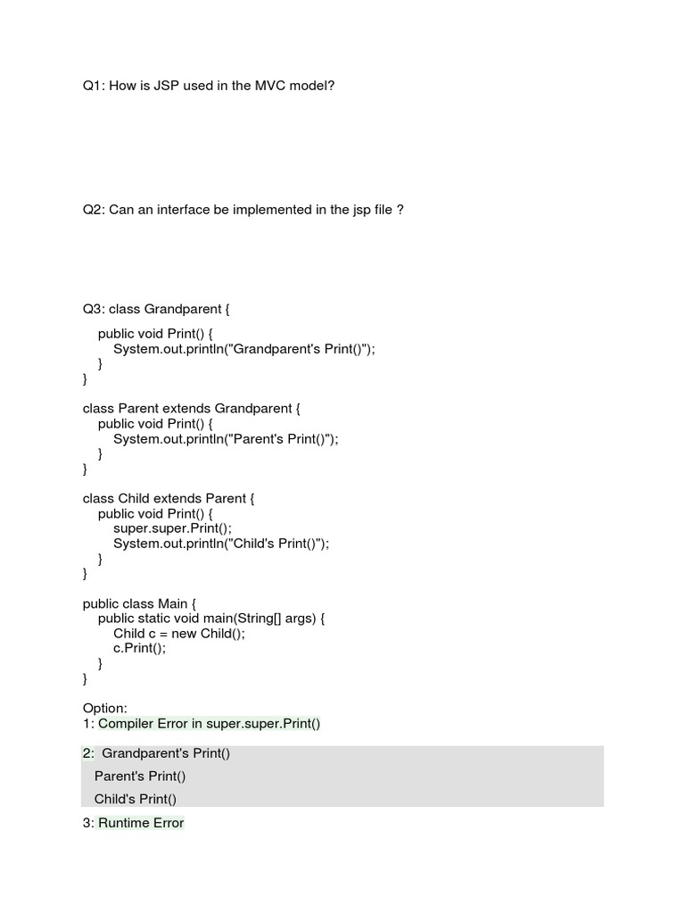 Ques Pdf Class Computer Programming Java Server Pages 0217