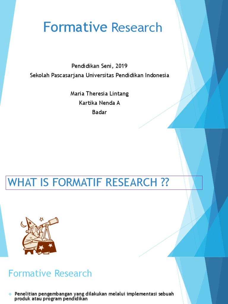 Formative Research | PDF