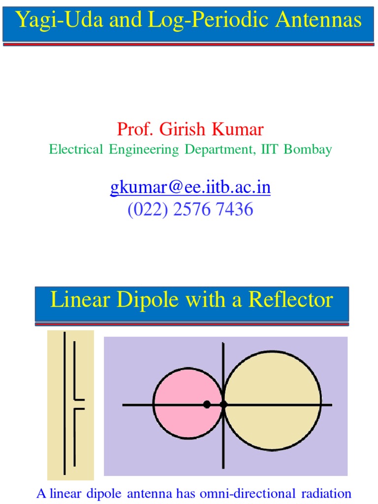 5.yagi Uda and Log Periodic Antennas 1 | PDF | Antenna (Radio) | Radio Technology