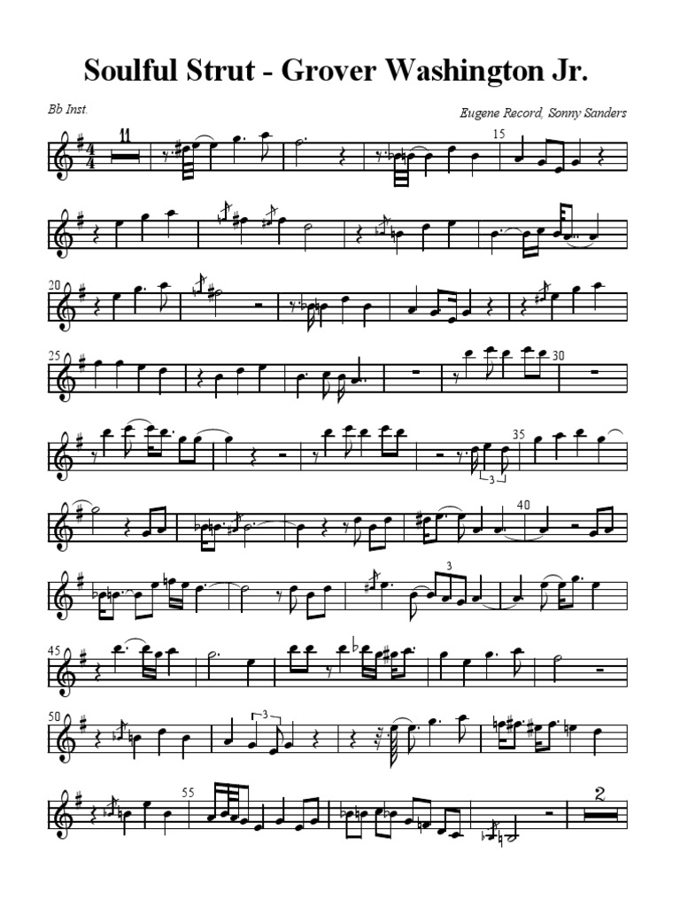 Soulful Strut Bb