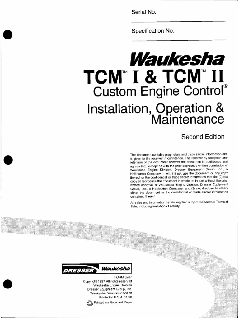 TCM 1&2 O&m | PDF