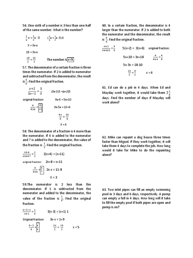 Gen Math PT | PDF | Fraction (Mathematics) | Mathematical Objects