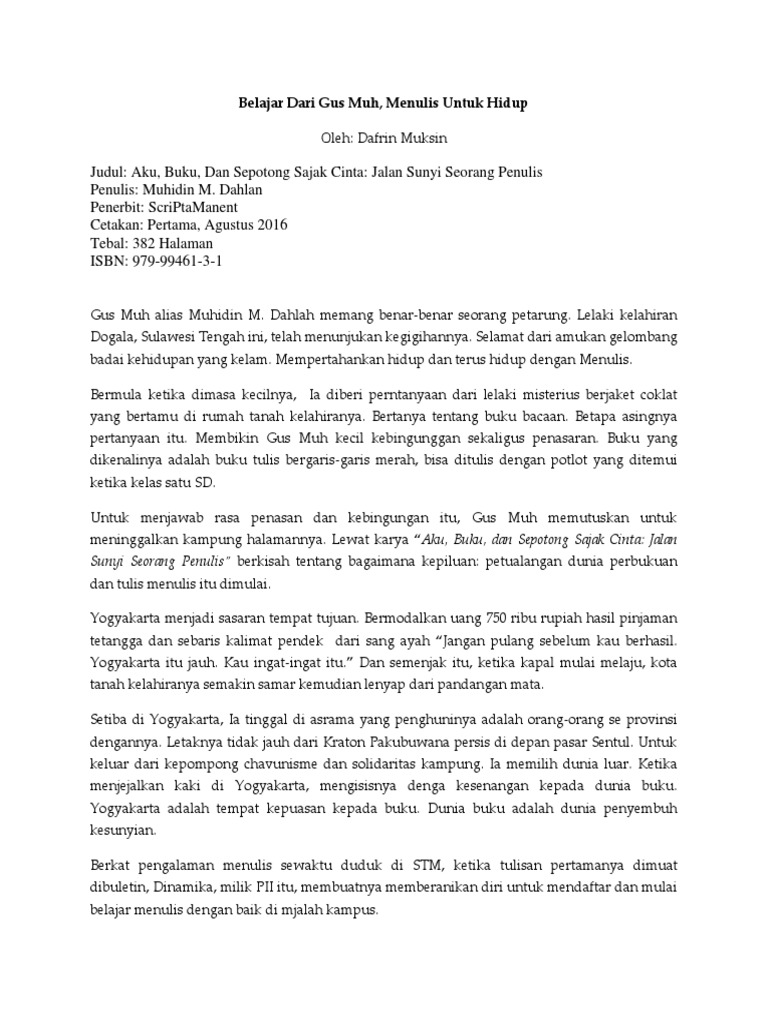 Belajar Dari Gus Muh | PDF