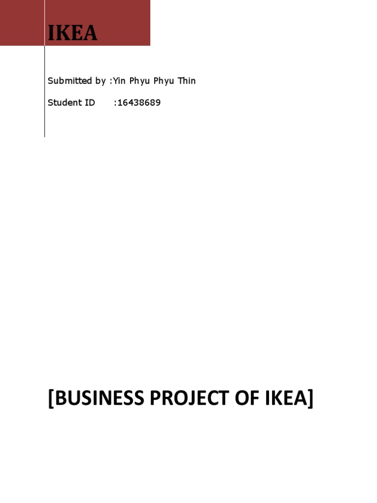 Business Project of IKEA | PDF | Retail | Competitive Advantage