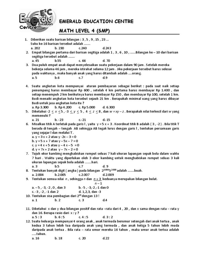 Emerald SMP | PDF | Metode & Bahan Ajar