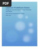 Laporan Praktikum Kimia Laju Reaksi Pdf Teknologi Rekayasa