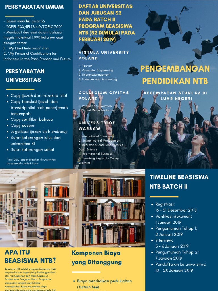 Brosur Beasiswa NTB Batch 2 | PDF