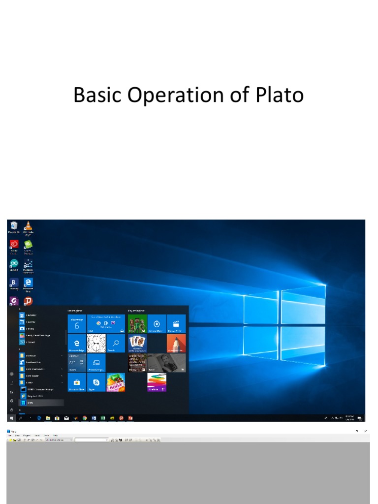 Basic Operation of Plato | PDF | Subroutine | Data Type