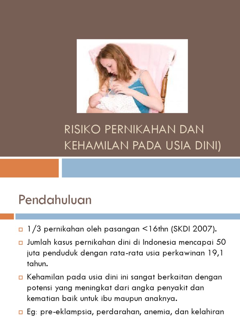 Risiko Kehamilan Dini pada Remaja | PDF