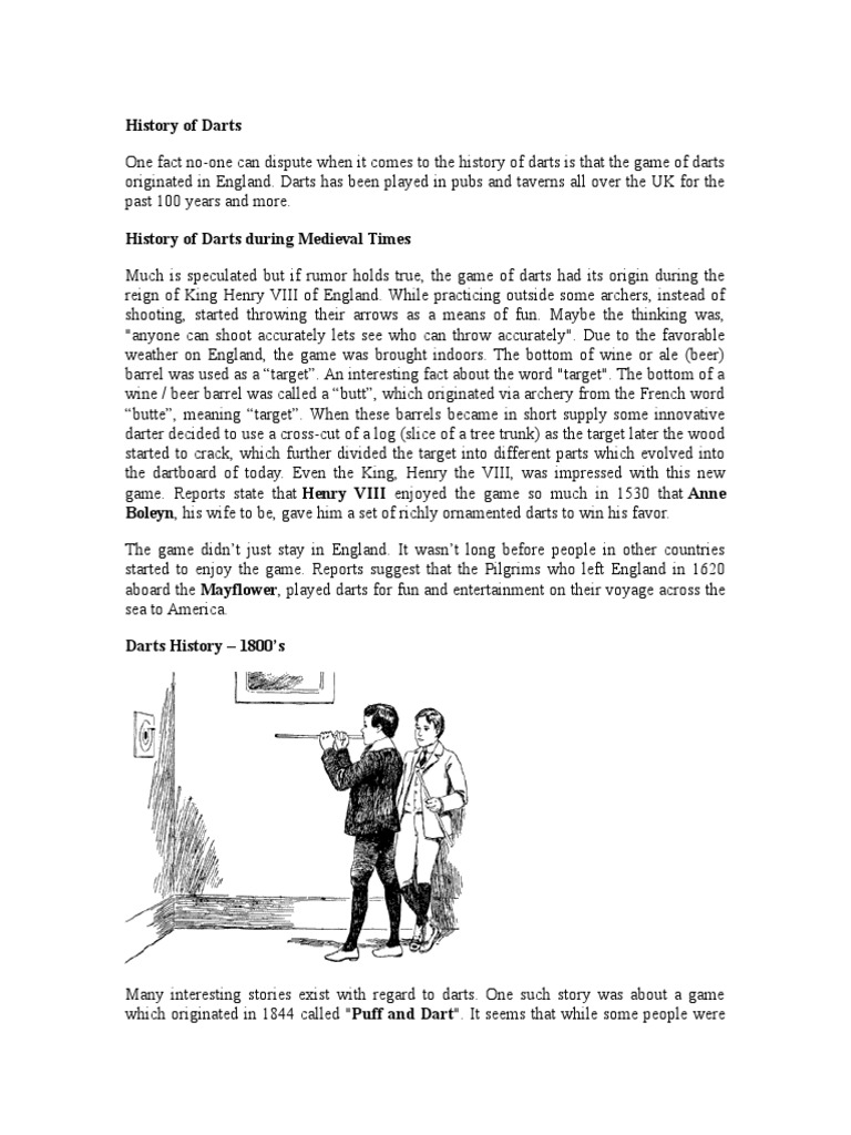 History of Darts | Download Free PDF | Precision Sports | Sports