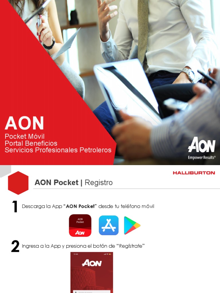 Guia para Registro de Aon Pocket Halliburton | PDF