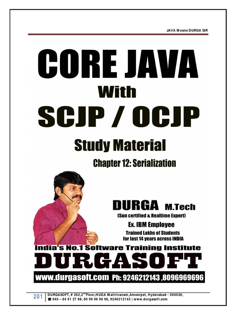 Serialization Pdf Pdf Class Computer Programming Method Computer Programming