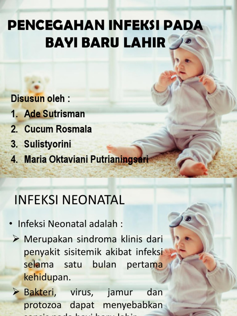 PP Pencegahan Infeksi Pada Bayi Baru Lahir | PDF
