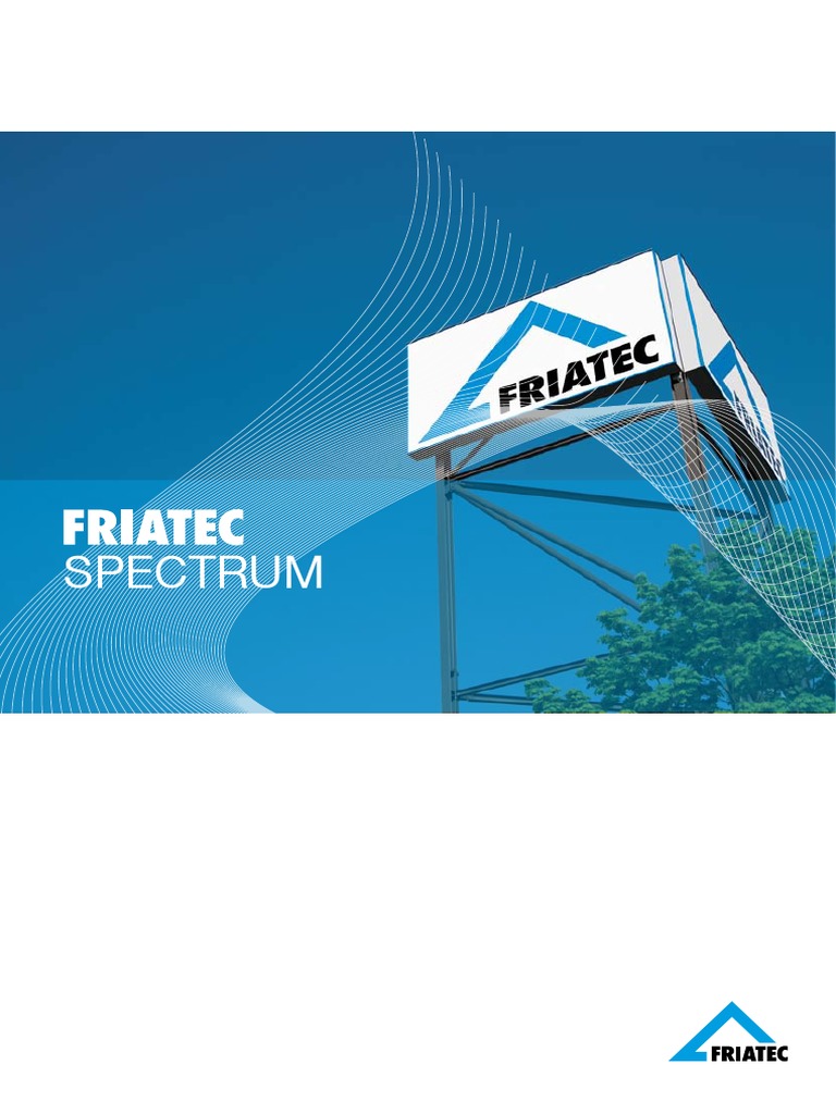 Friatec Brochure | PDF | Pipe (Fluid Conveyance) | Pump