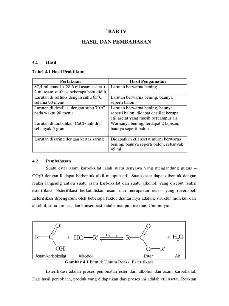 Esterifikasi | PDF