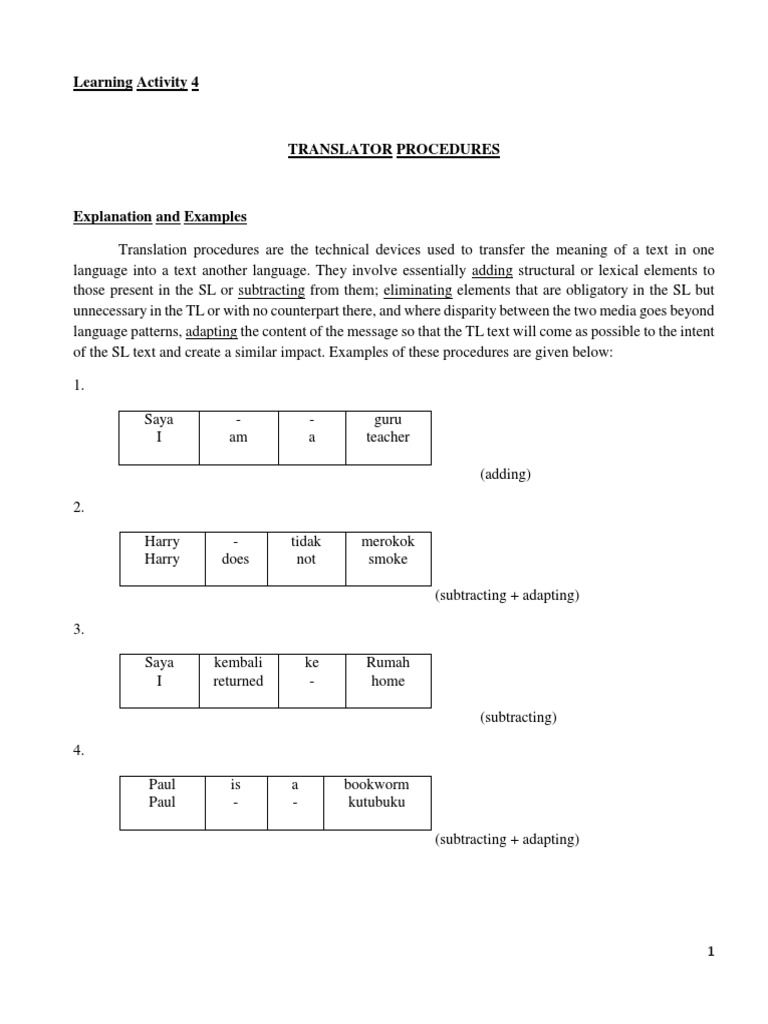 Chapter 4 Intro To Translation | PDF | Translations | Linguistics