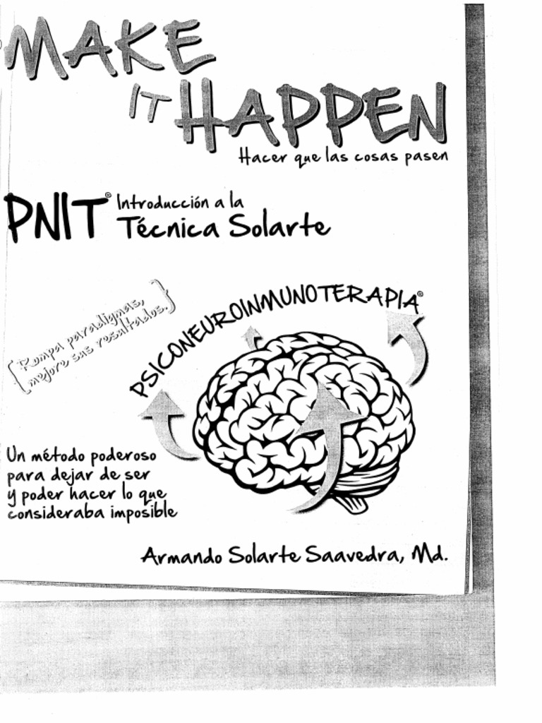Make It Happen - PNIT - Tecnica Solarte - Alta Resolucion - Parte 1 | PDF