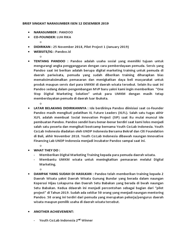 Narsum | PDF | Bisnis