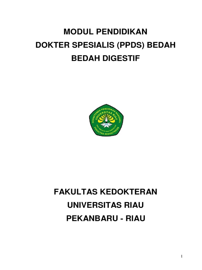 Modul Proktoskopi dan Rektoskopi Bedah | PDF | Sains & Matematika