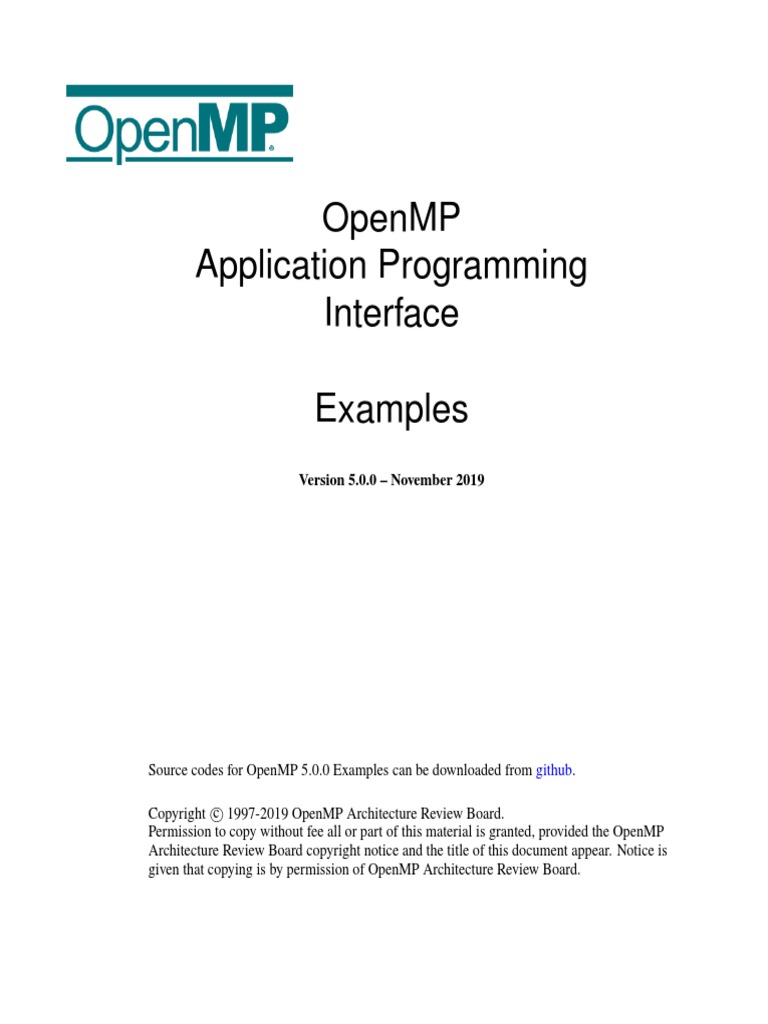 Openmp-Examples-5 0 0 | PDF | Control Flow | Software Development
