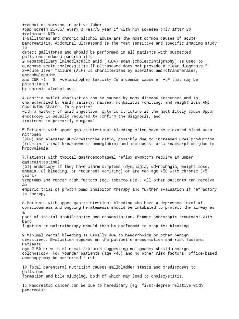 Uworld Summary Notes | PDF | Liver | Hepatitis